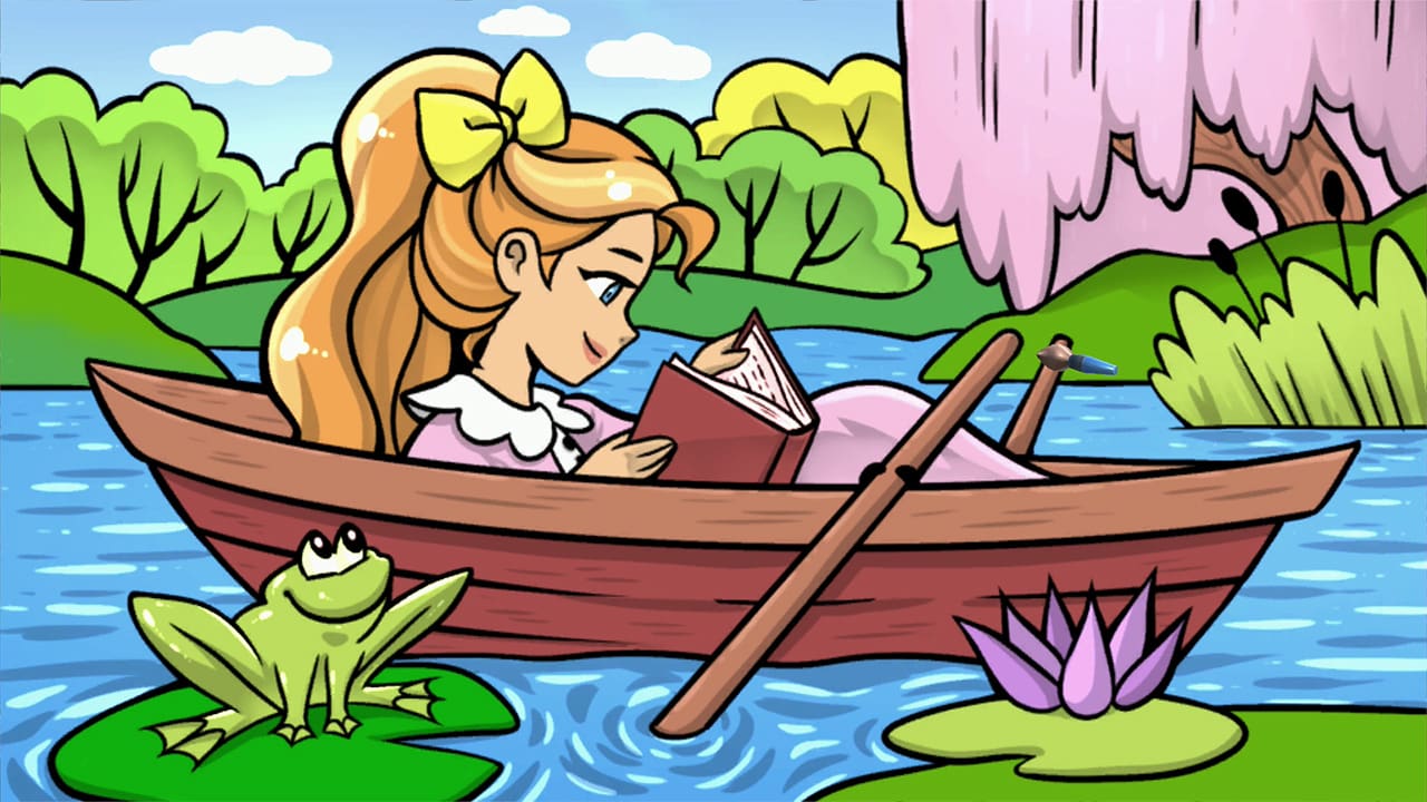coloring book canoe