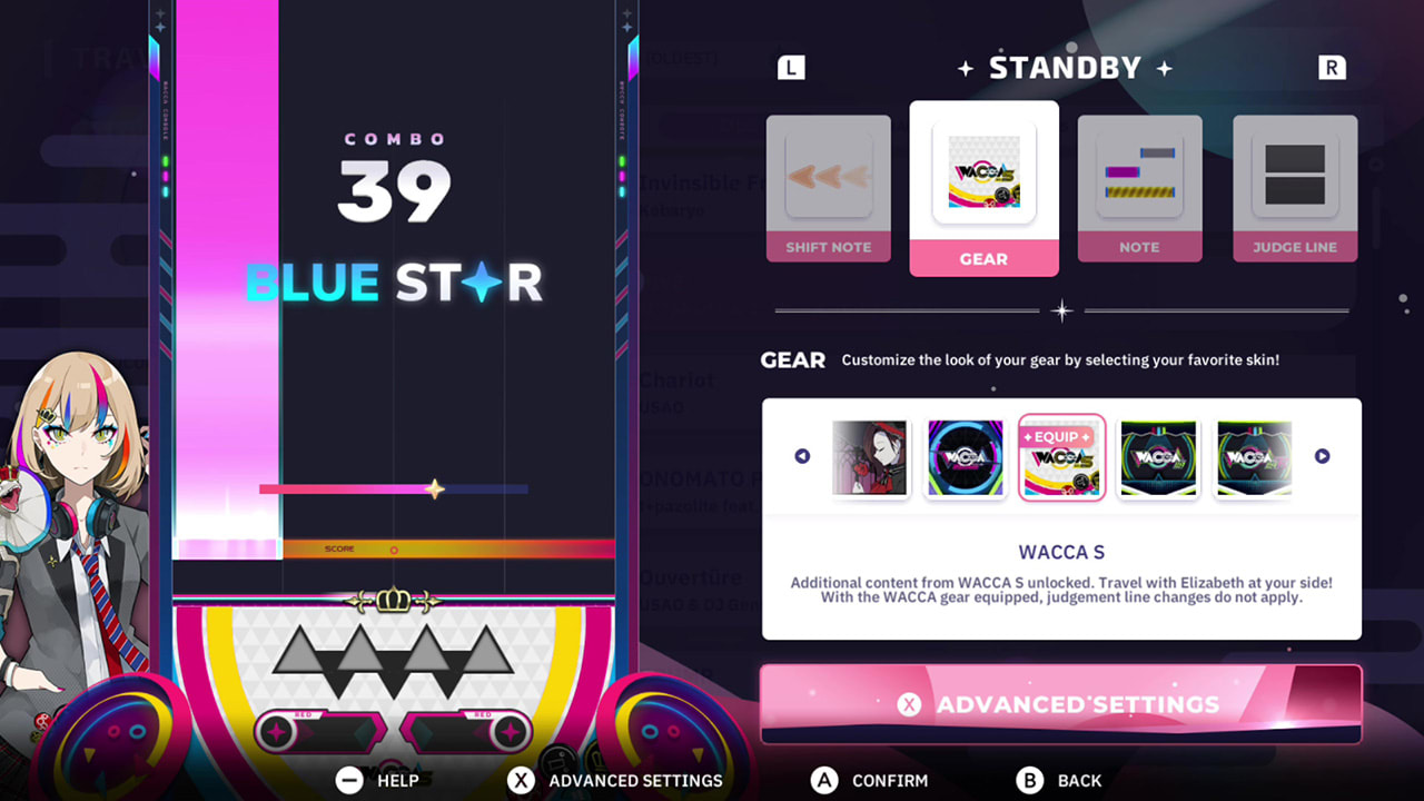 Sixtar Gate: STARTRAIL X WACCA Collaboration Pack para Nintendo Switch ...