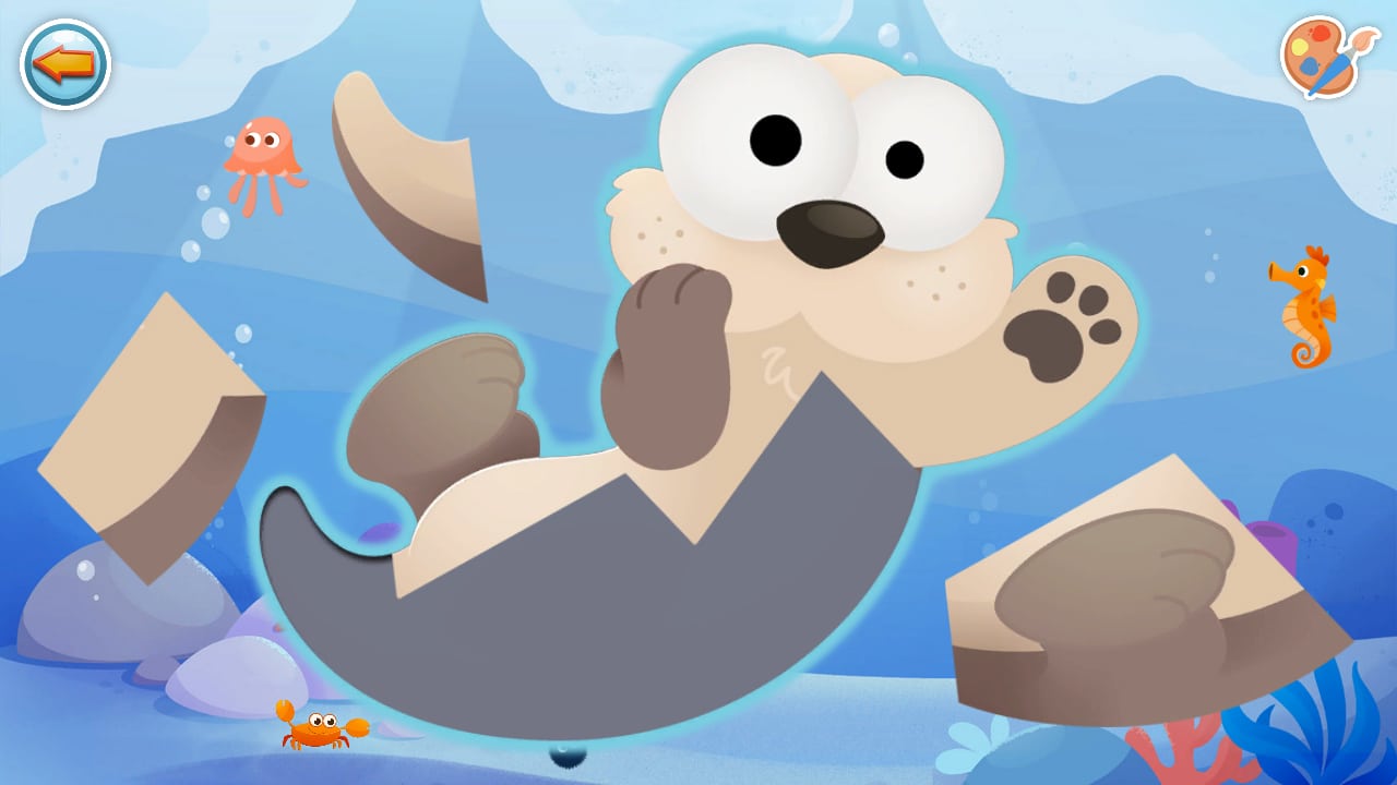 Animales Marinos Juegos para Niños Pequeños Rompecabezas 2+ para ...