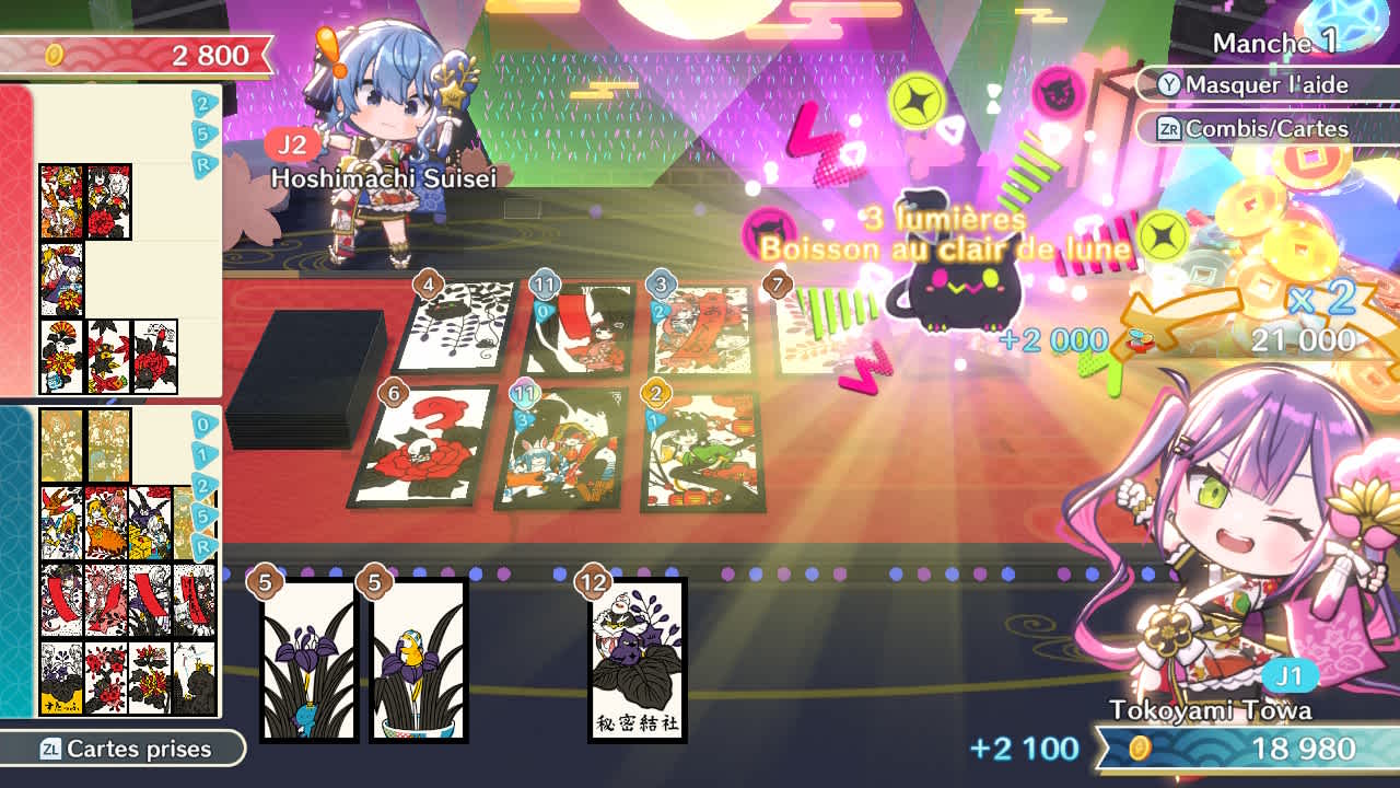 Holo's Hanafuda DLC : ensemble Hoshimachi Suisei et Tokoyami Towa pour ...