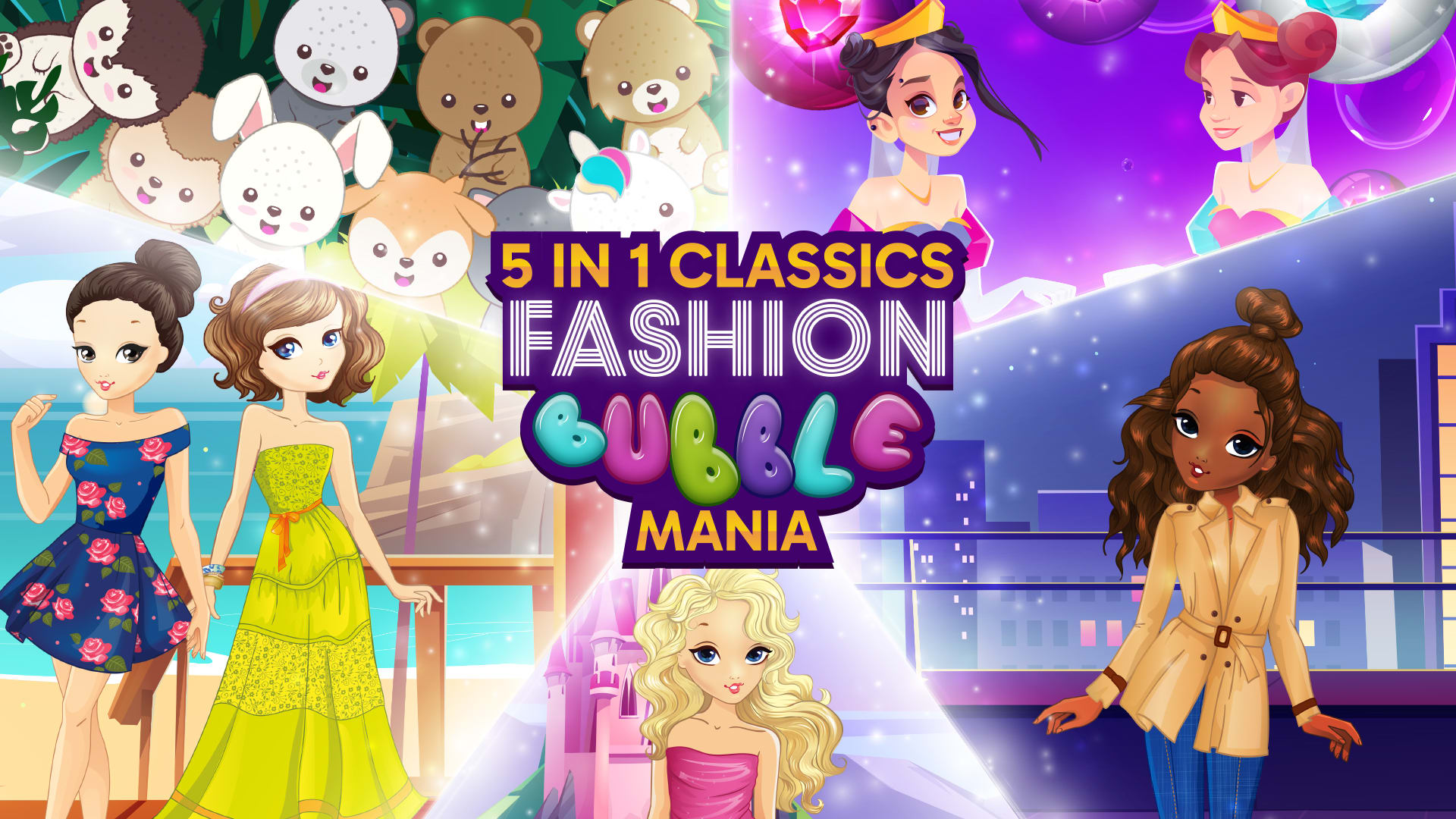 5 in 1 Classics: Fashion Bubble Mania para Nintendo Switch - Sitio ...