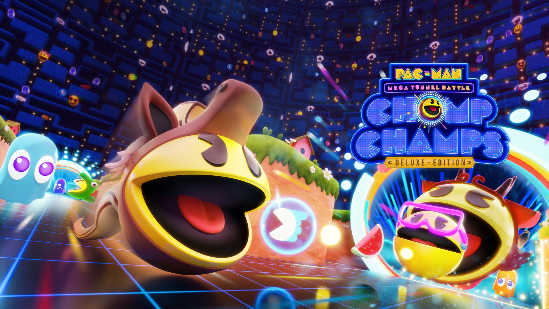 PAC-MAN Mega Tunnel Battle: Chomp Champs - Edición Deluxe para Nintendo ...