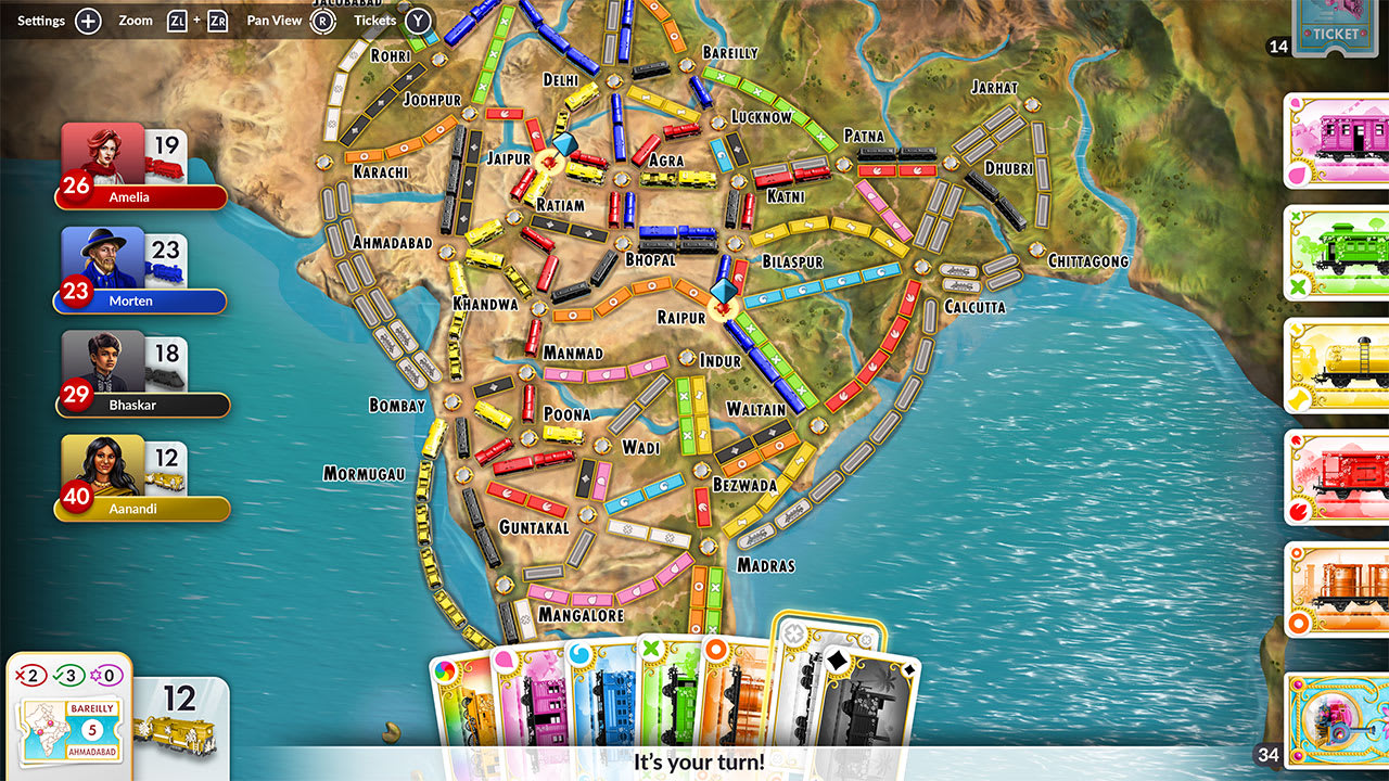 Ticket to Ride: Round the World Ticket for Nintendo Switch - Nintendo ...