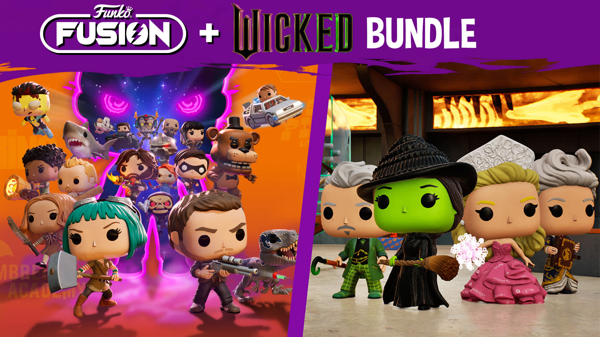 Funko Fusion and Wicked Movie DLC Bundle para Nintendo Switch - Sitio Oficial de Nintendo para Chile