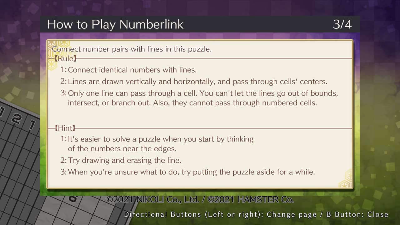 Puzzle by Nikoli S Numberlink para Nintendo Switch - Site Oficial da ...
