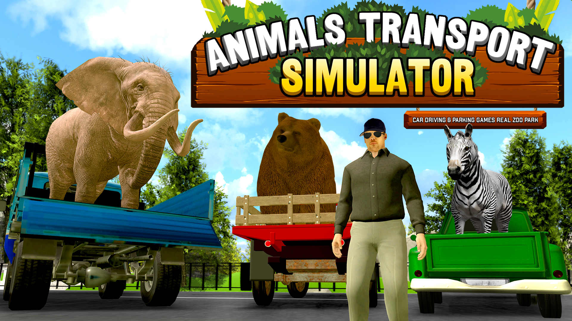 Animals Transport Simulator - Car Driving & Parking Games Real Zoo Park ...