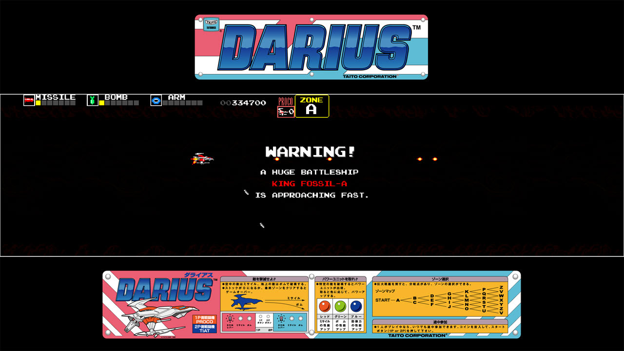 Arcade Archives DARIUS para Nintendo Switch - Site Oficial da Nintendo para Brasil