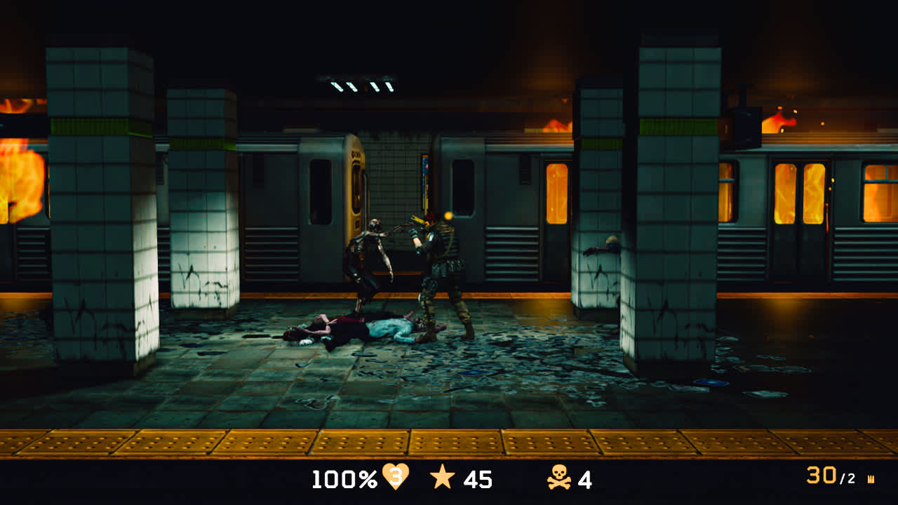 Z World Zombie Death War : Survival Platformer Game Left Killer Box ...