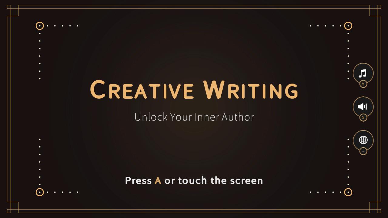 Creative Writing: Unlock Your Inner Author for Nintendo Switch ...