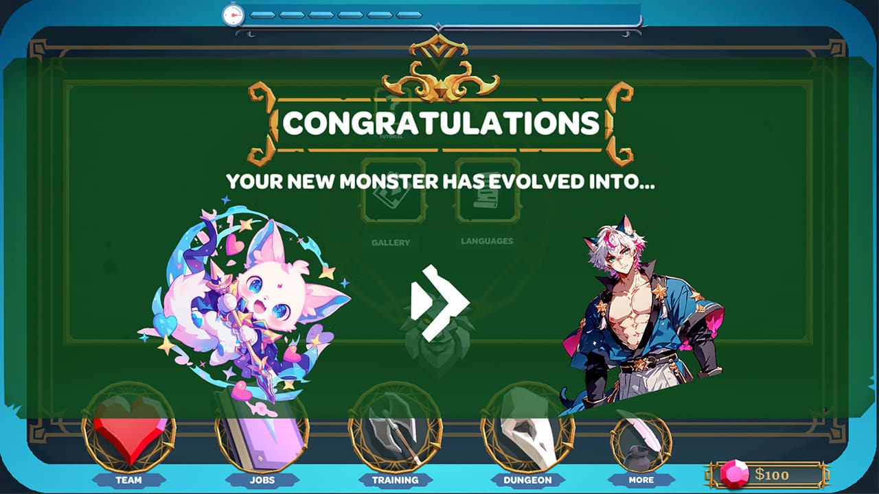 Dungeon of Love: Catch Monsters to Make a Perfect Anime Boyfriend for ...