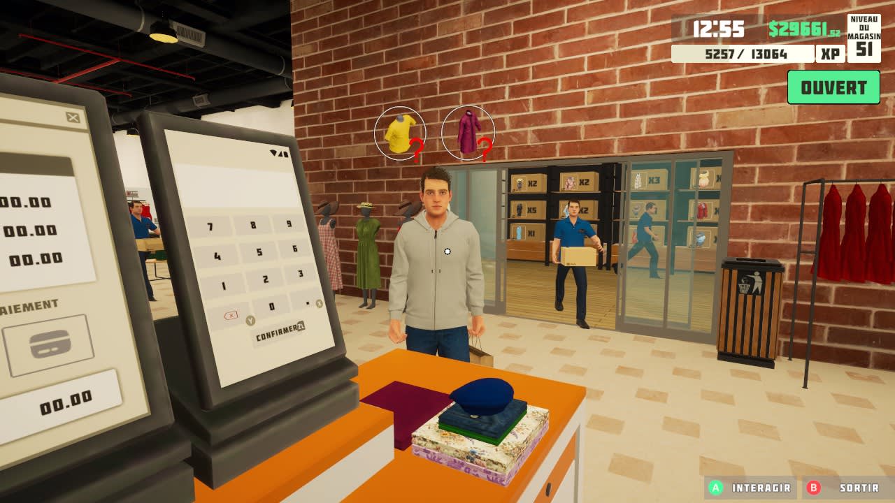 siMarket Cloth Store Simulator pour Nintendo Switch - Site Officiel ...