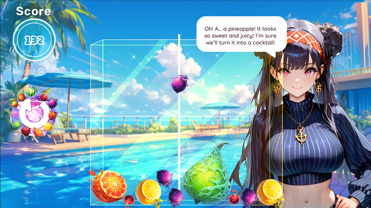 Poolside Girls Kiss: Passion Fruits Hotel Dating Sim for Nintendo ...