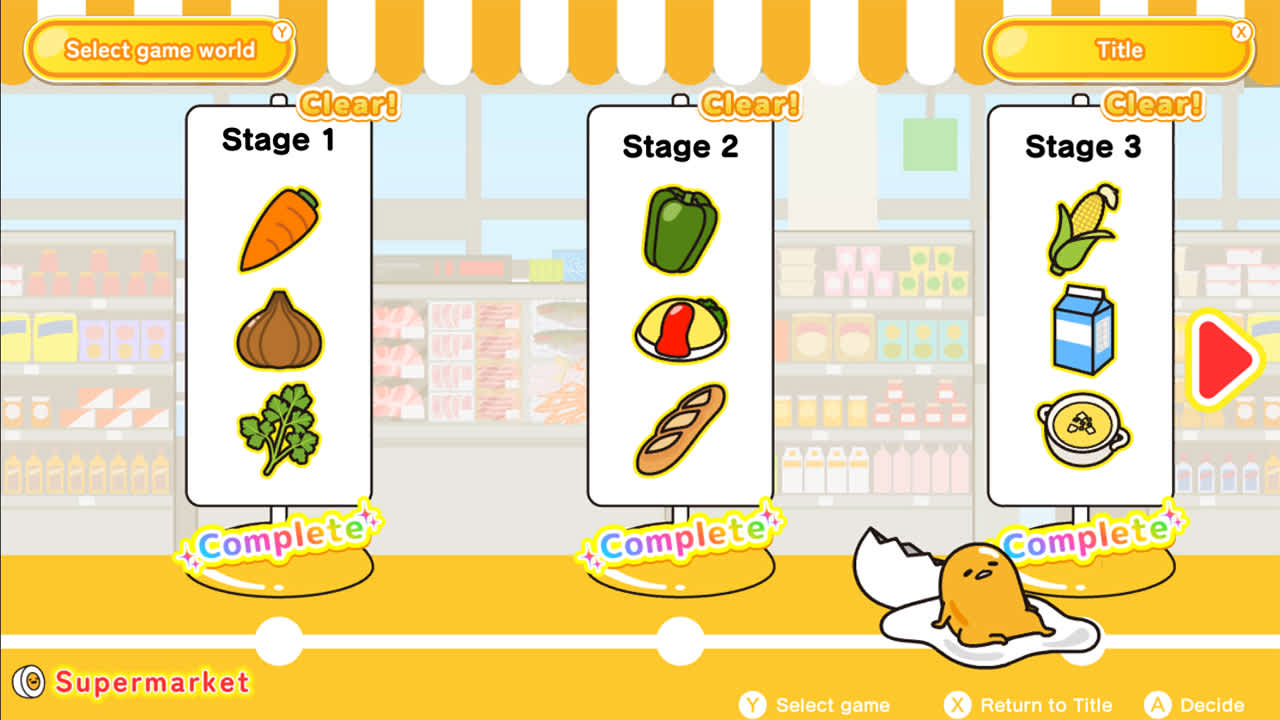 "GUDETAMARUN" - Running GUDETAMA ! But GUDETAMA wants to be Gudegude ...