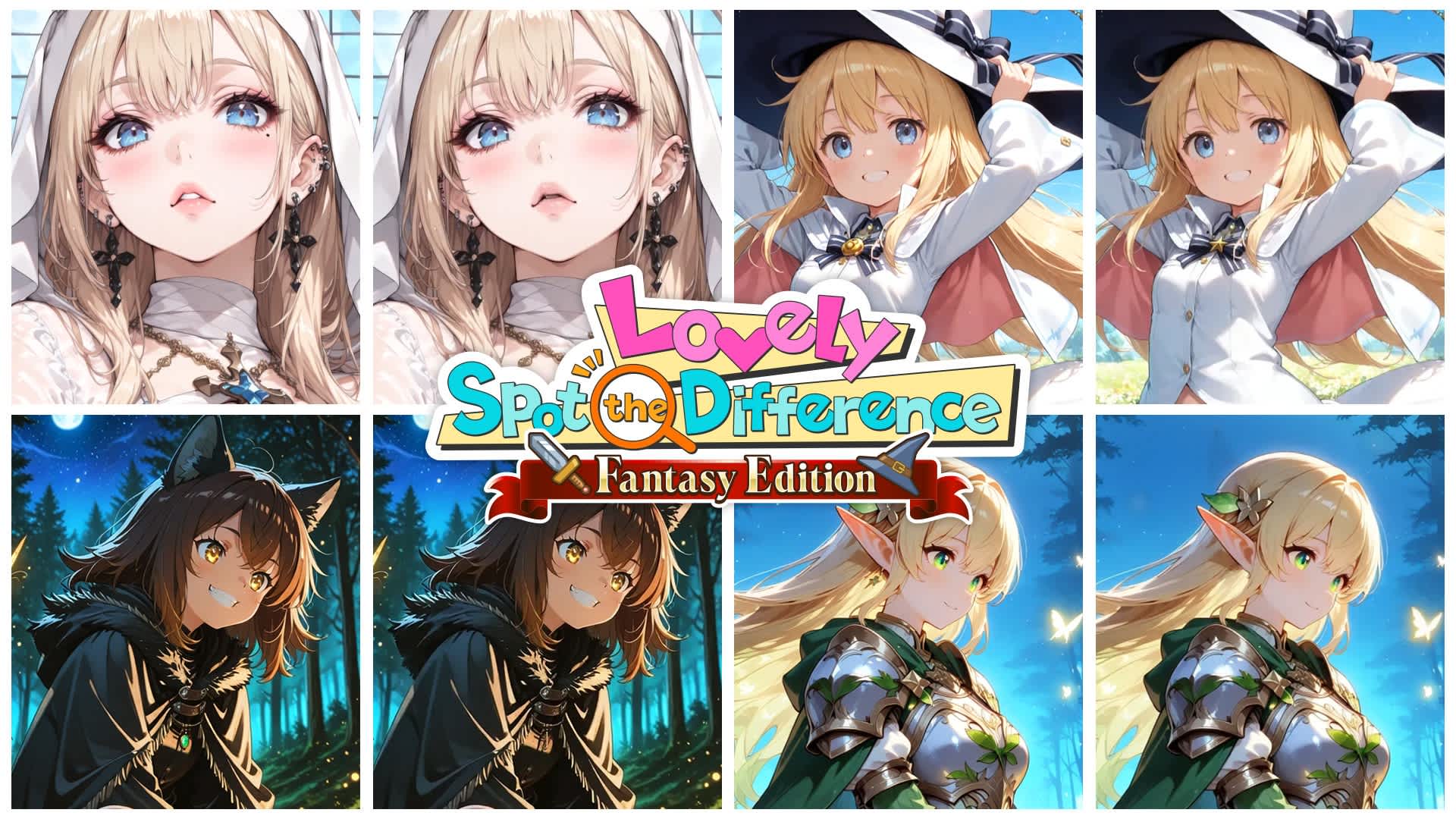 Lovely Spot the Difference Fantasy Edition pour Nintendo Switch - Site ...