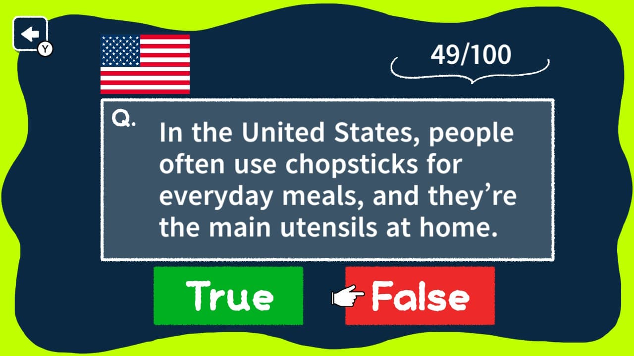 Amazing Facts World Culture True or False Quiz for Nintendo Switch ...