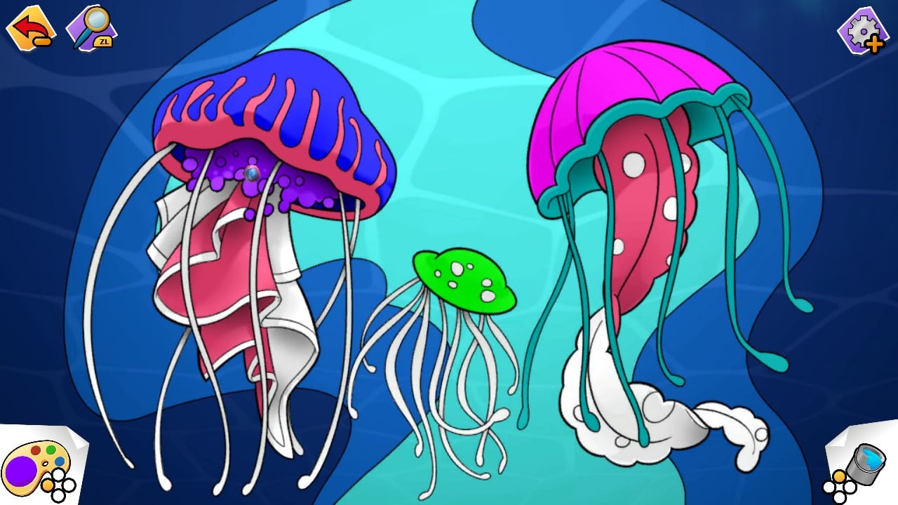 jellyfish coloring book