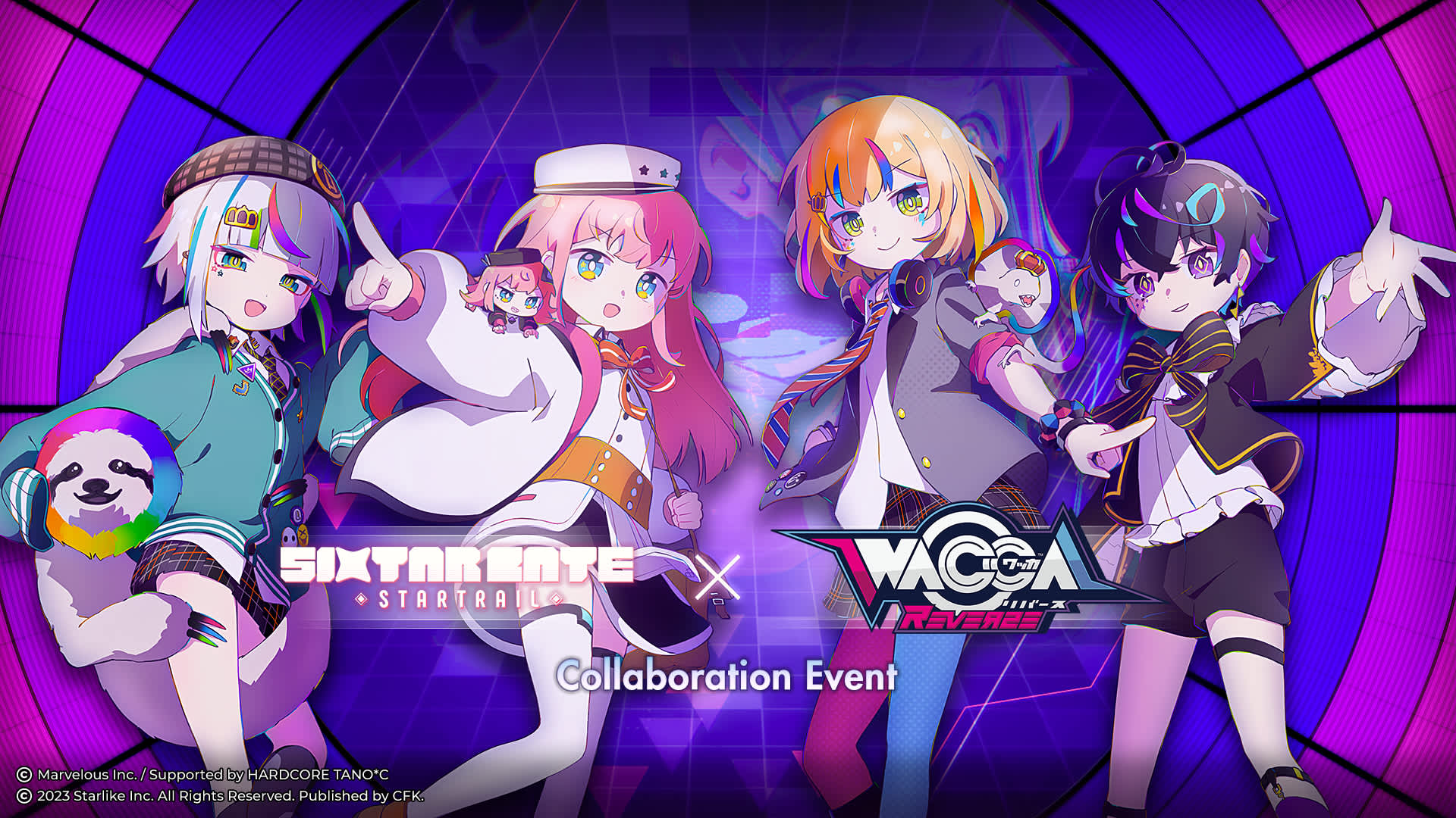 Sixtar Gate: STARTRAIL X WACCA Collaboration Pack para Nintendo Switch ...
