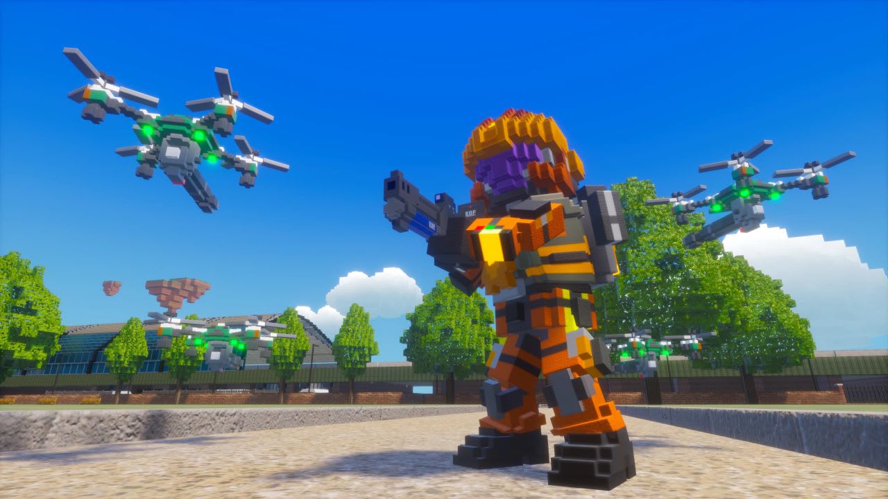 "Additional Character" Humanity Dominates!? Air Raider (EDF6) Up ...