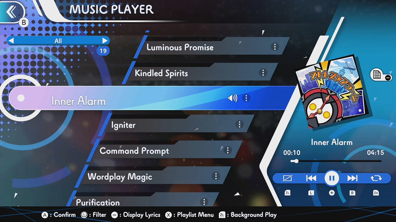 GUNVOLT RECORDS Cychronicle Song Pack 7 Lola: ♪Kindled Spirits ♪Inner ...