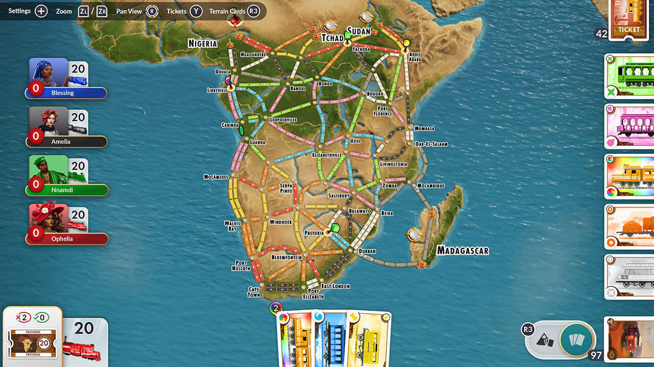 Ticket to Ride®: Heart of Africa Expansion for Nintendo Switch ...