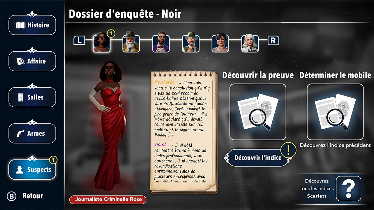 Clue : Scène de crime au Manoir Noir pour Nintendo Switch - Site ...