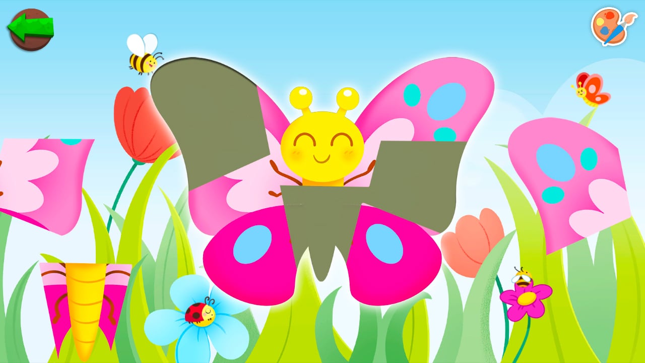 Bugs Coloring Book & Puzzles: Creative Games for Kids 3+ for Nintendo ...