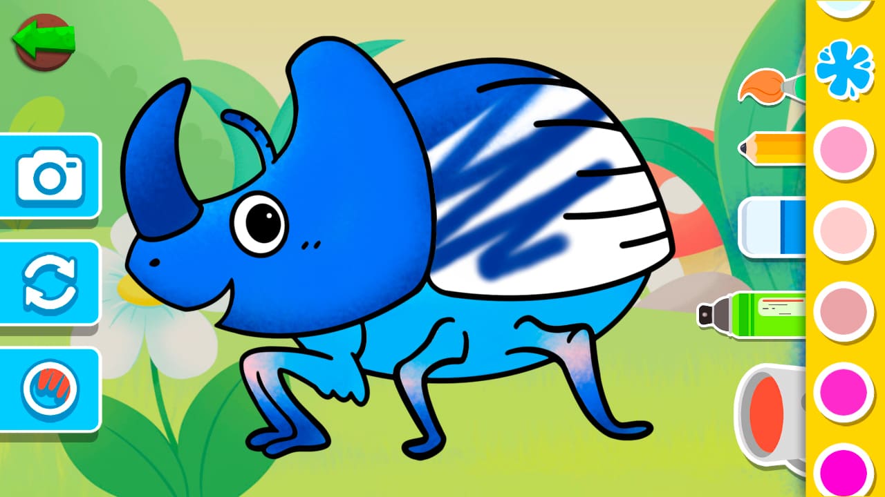 Bugs Coloring Book & Puzzles: Creative Games for Kids 3+ for Nintendo ...