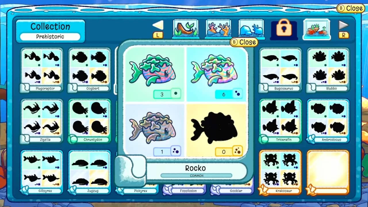 Prehistoric Fish Pack & Aquarium for Nintendo Switch - Nintendo ...