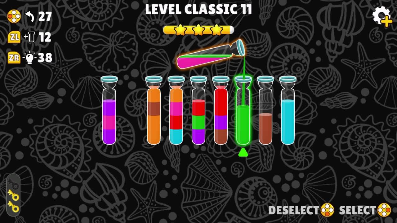 Color Water Sort: Gold Edition for Nintendo Switch - Nintendo Official Site
