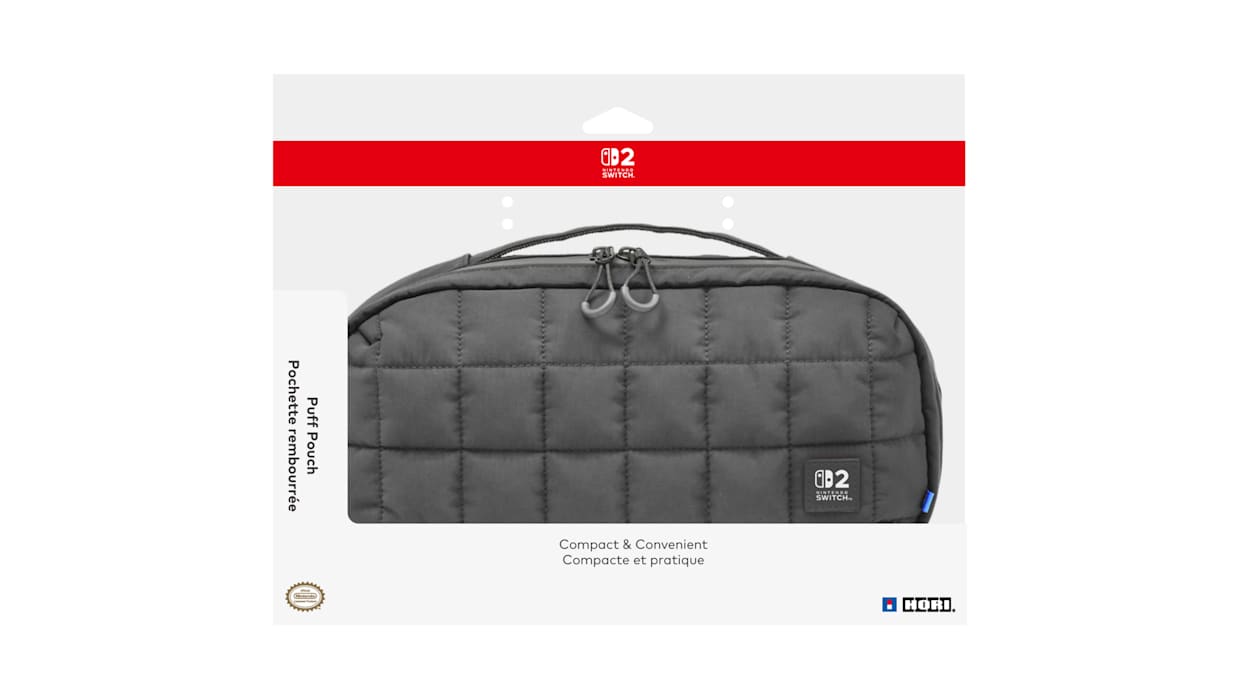 Puff Pouch (Black) for Nintendo Switch™ 2 - Site Officiel Nintendo pour ...