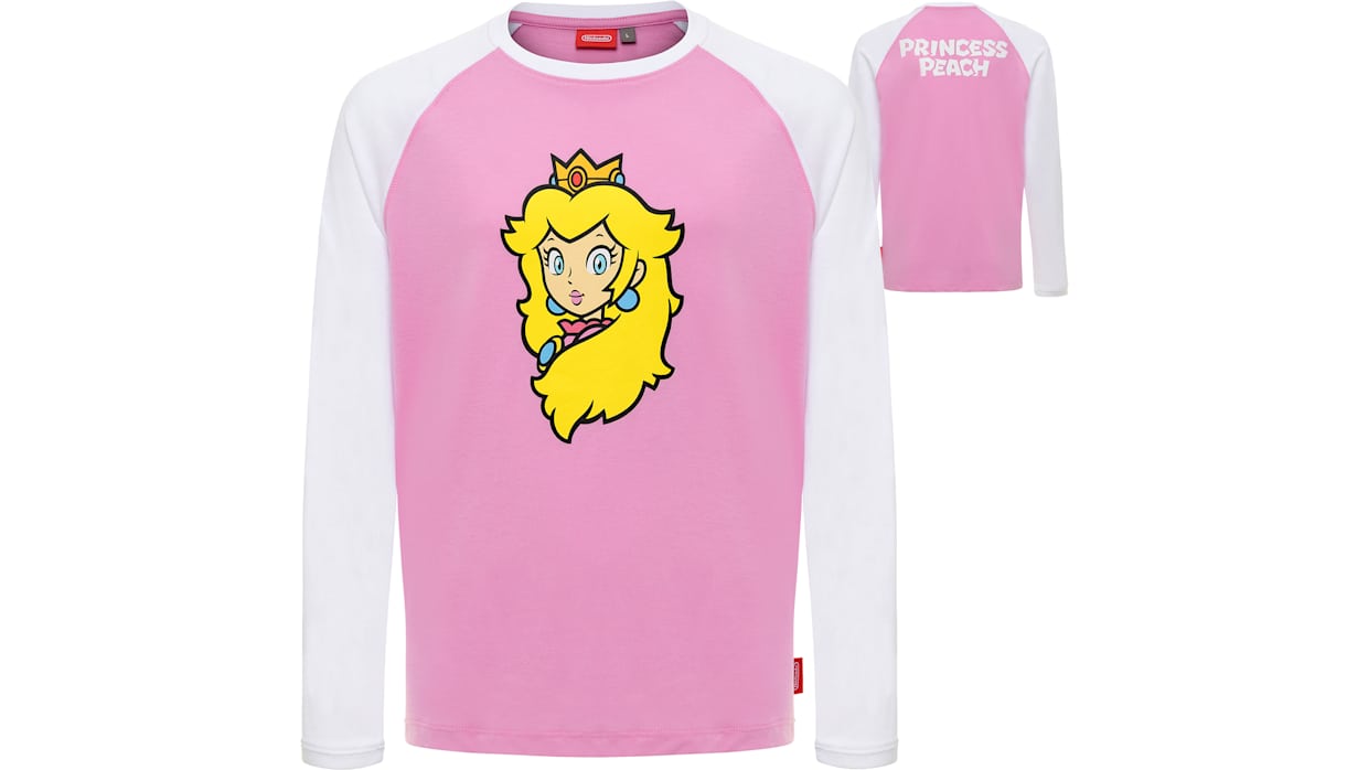 Super Mario™ - Peach™ Raglan Youth T-Shirt - Nintendo Official Site