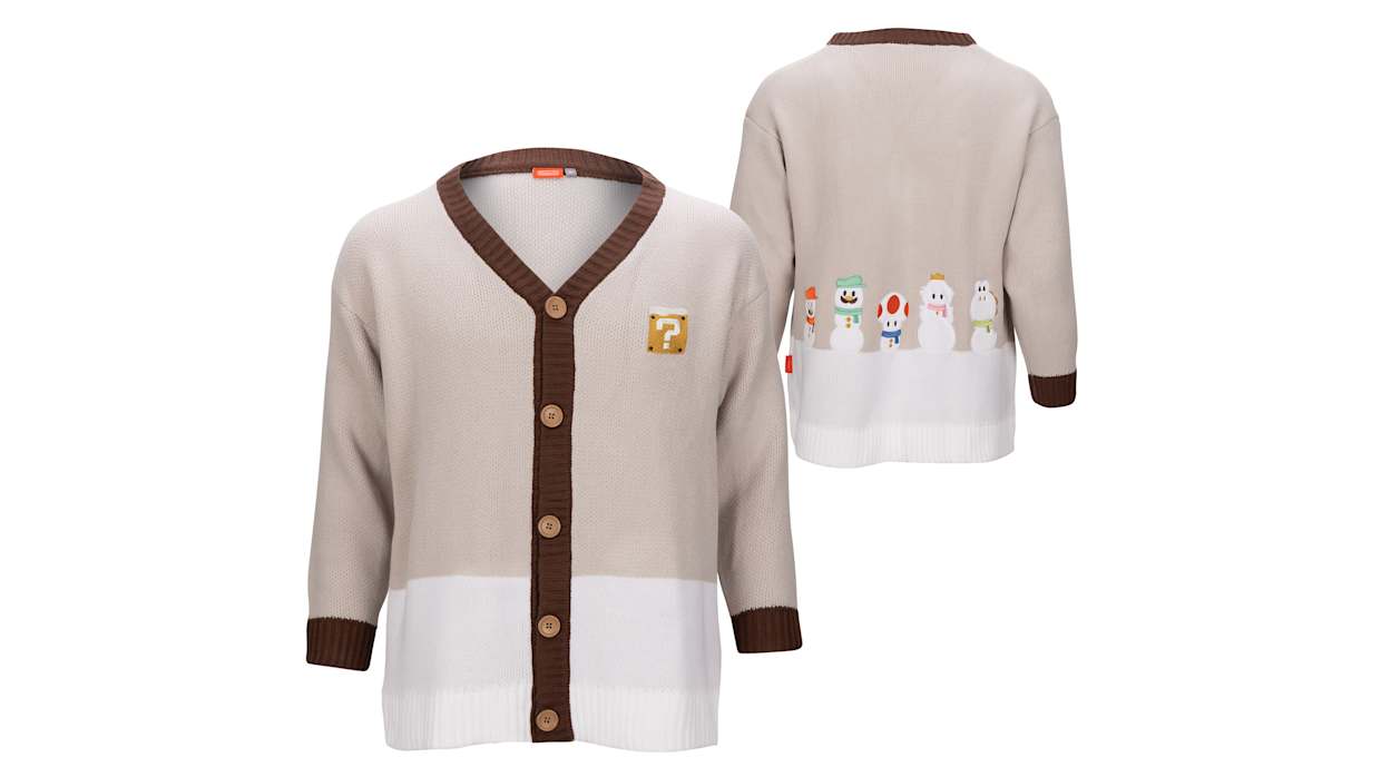 Winter Collection Knit Cardigan - Nintendo Official Site