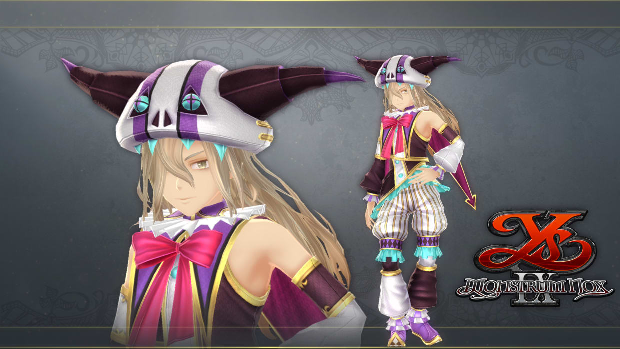 Ys IX: Monstrum Nox Renegade's "Monstrum Troupe" Costume for Nintendo ...