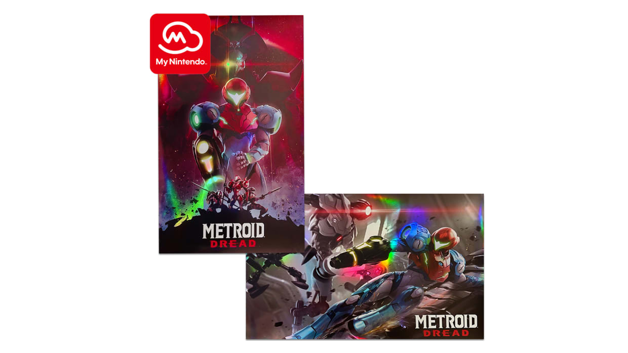 Metroid Dread Holographic Poster Set - Nintendo Official Site