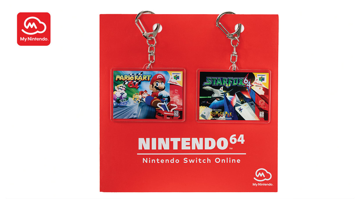 Nintendo 64™ Nintendo Switch Online - Classic Key Chains - Set A ...
