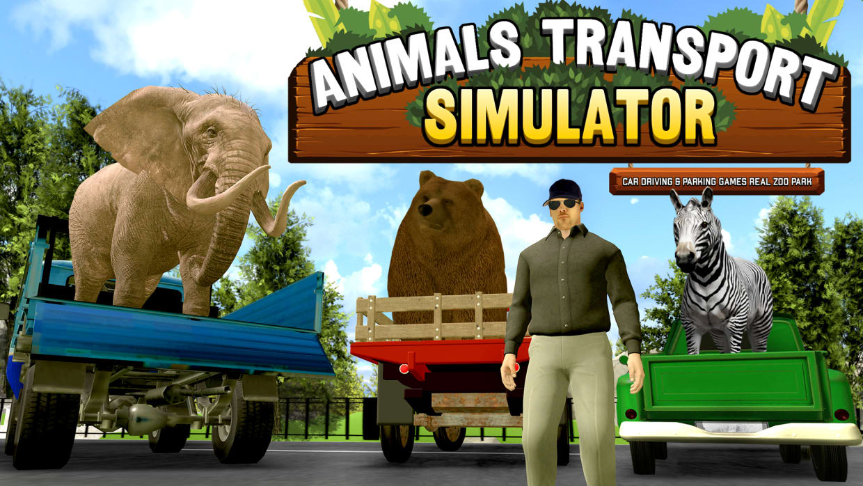 Animals Transport Simulator - Car Driving & Parking Games Real Zoo Park ...