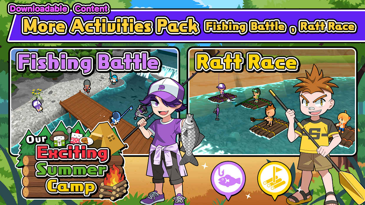 More Activities Pack (Fishing, Raft Race) para Nintendo Switch - Sitio ...