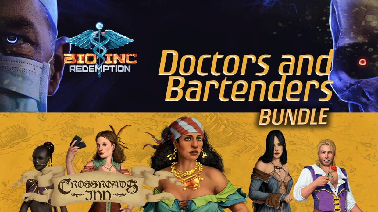 Doctors and Bartenders Bundle - Bio Inc. Redemption + Crossroads Inn ...