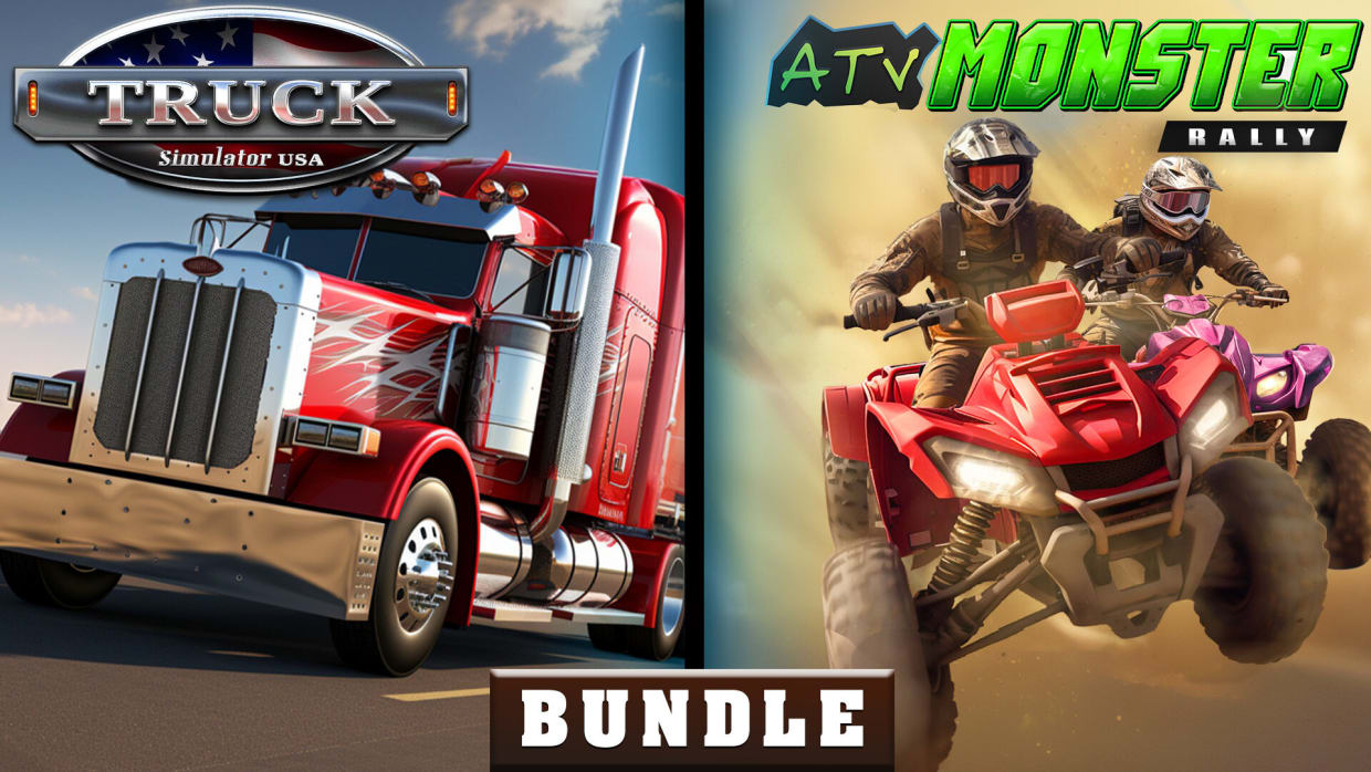 Truck Simulator USA & ATV Monster Rally Bundle for Nintendo Switch ...