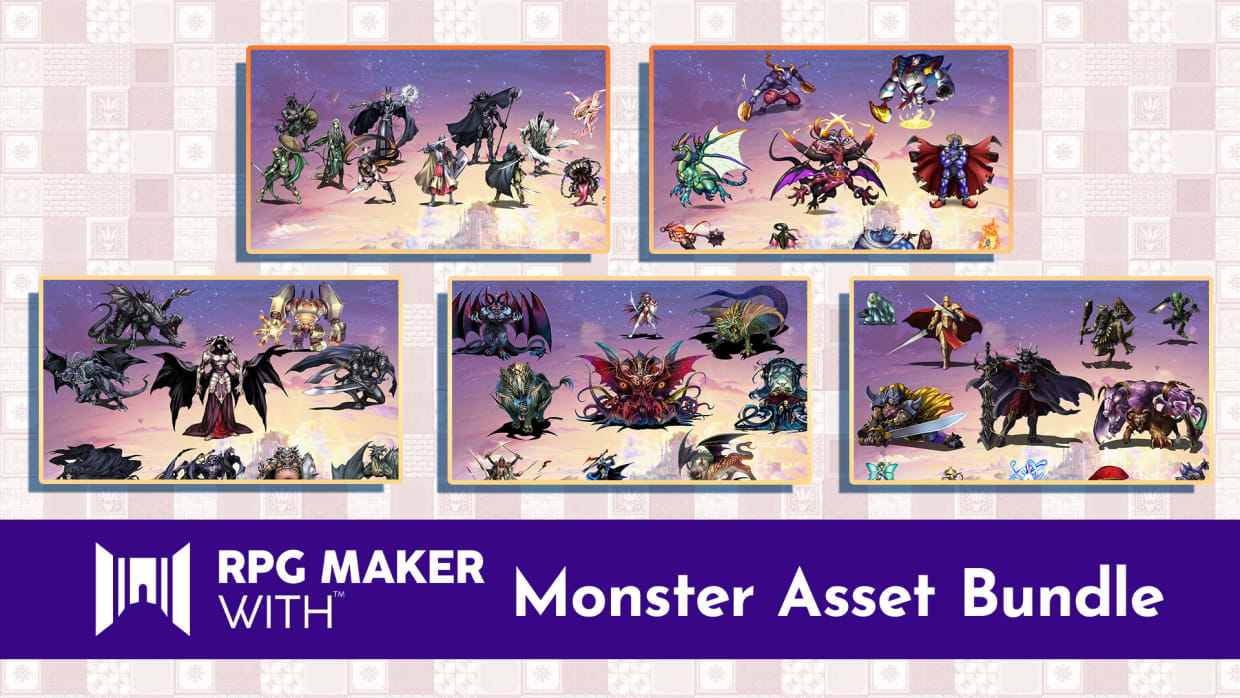 RPG MAKER WITH - Monster Asset Bundle for Nintendo Switch - Nintendo ...