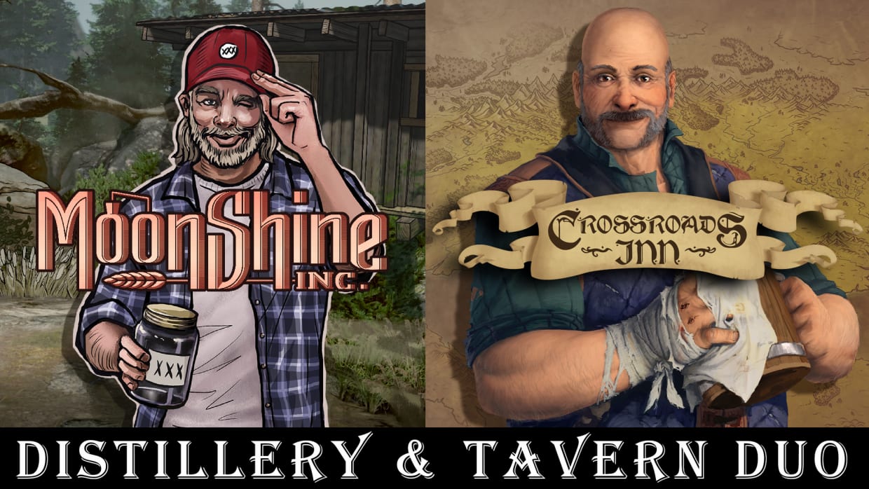 Distillery & Tavern Duo: Moonshine Inc. + Crossroads Inn: A Fantasy Tavern Sim para Nintendo ...