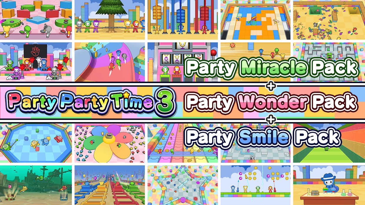 Party Miracle Pack + Party Wonder Pack + Party Smile Pack para Nintendo ...