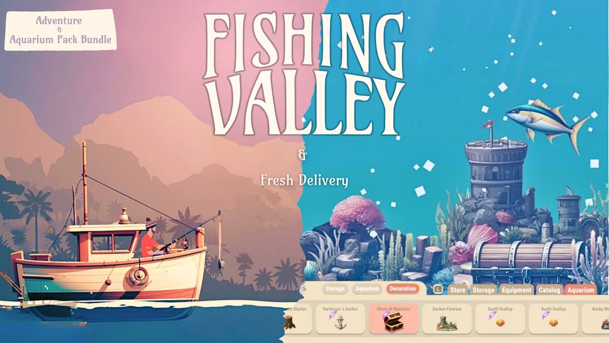 Fishing Valley: Adventure & Aquarium Pack for Nintendo Switch ...