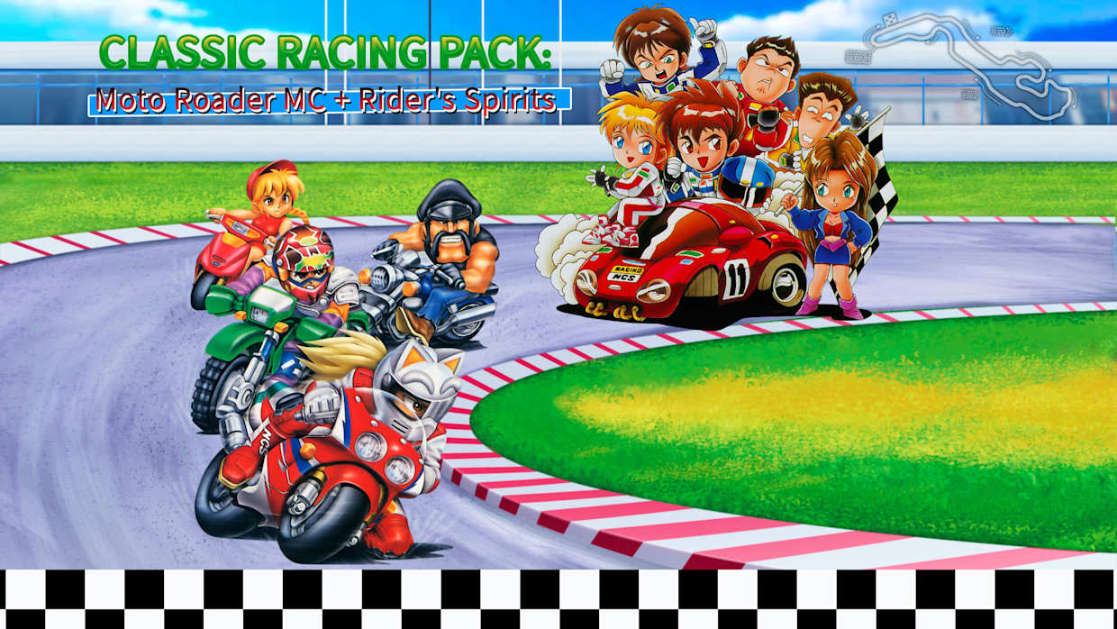 Classic Racing Pack: Moto Roader MC + Rider's Spirits for Nintendo ...