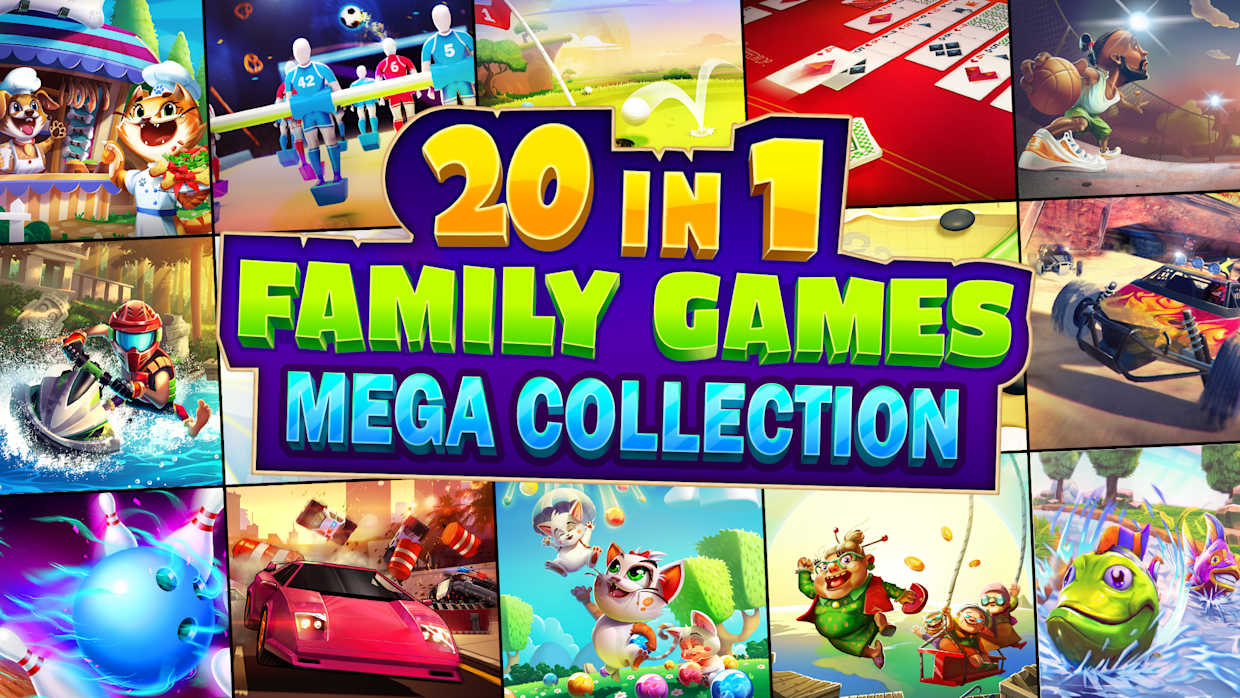 20 in 1 Family Games Mega Collection for Nintendo Switch - Nintendo ...