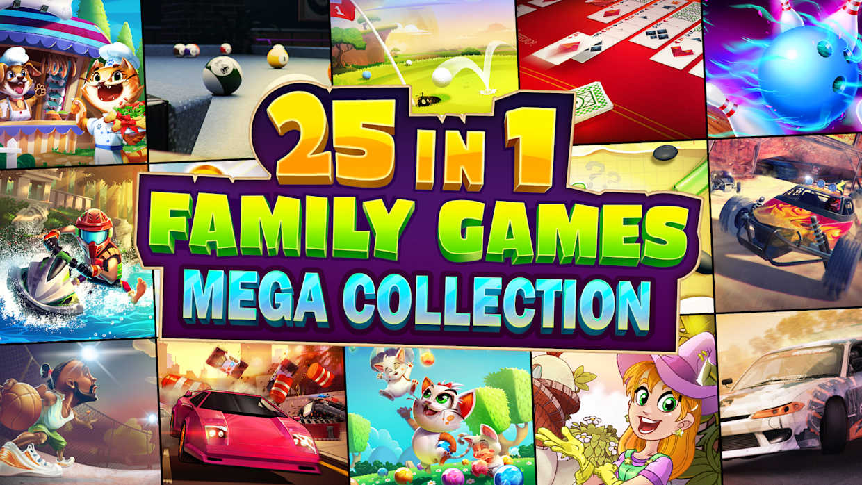 25 in 1 Family Games Mega Collection for Nintendo Switch - Nintendo ...