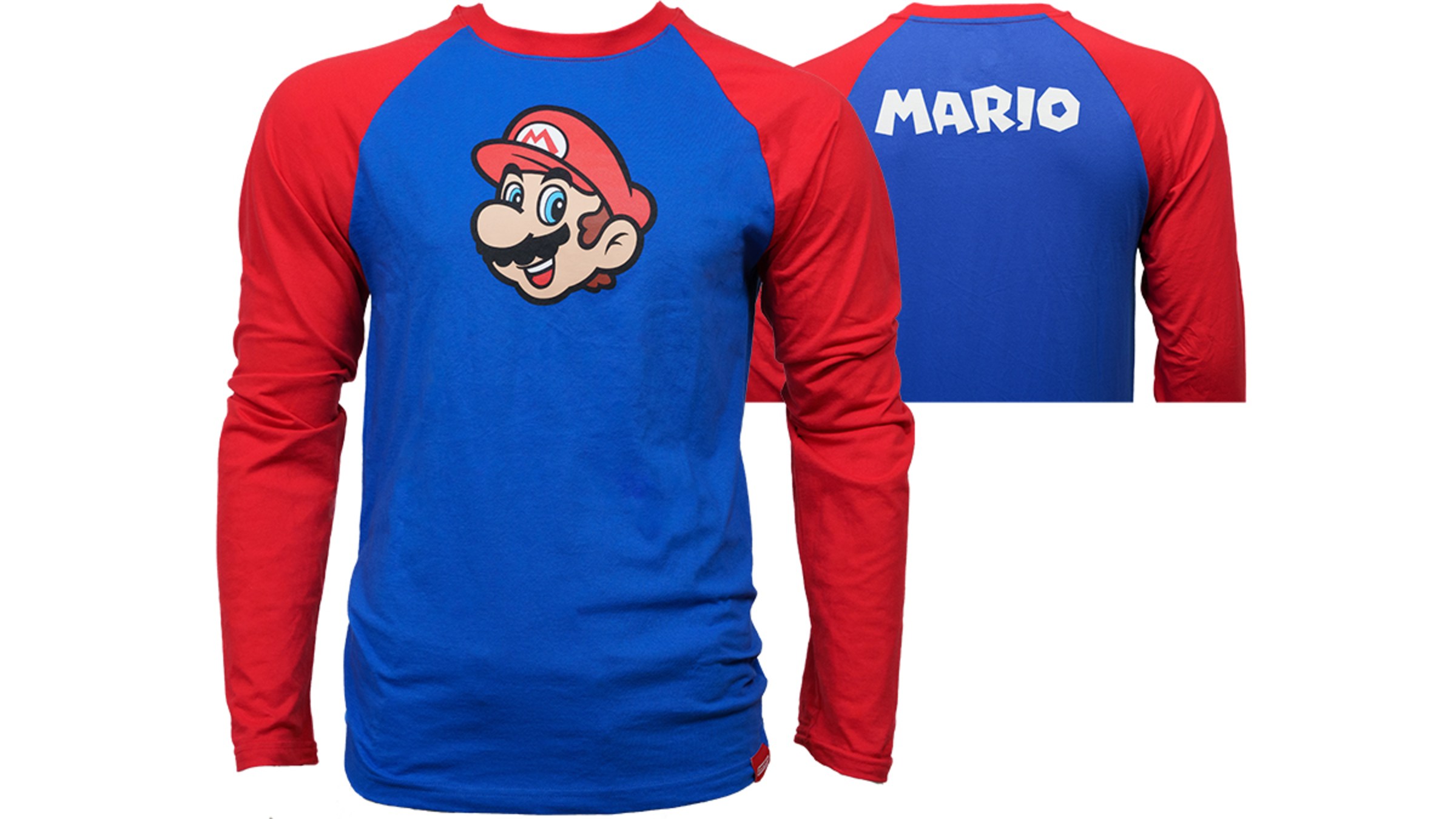 Super Mario™ - Adult Mario Raglan T-Shirt - Nintendo Official Site