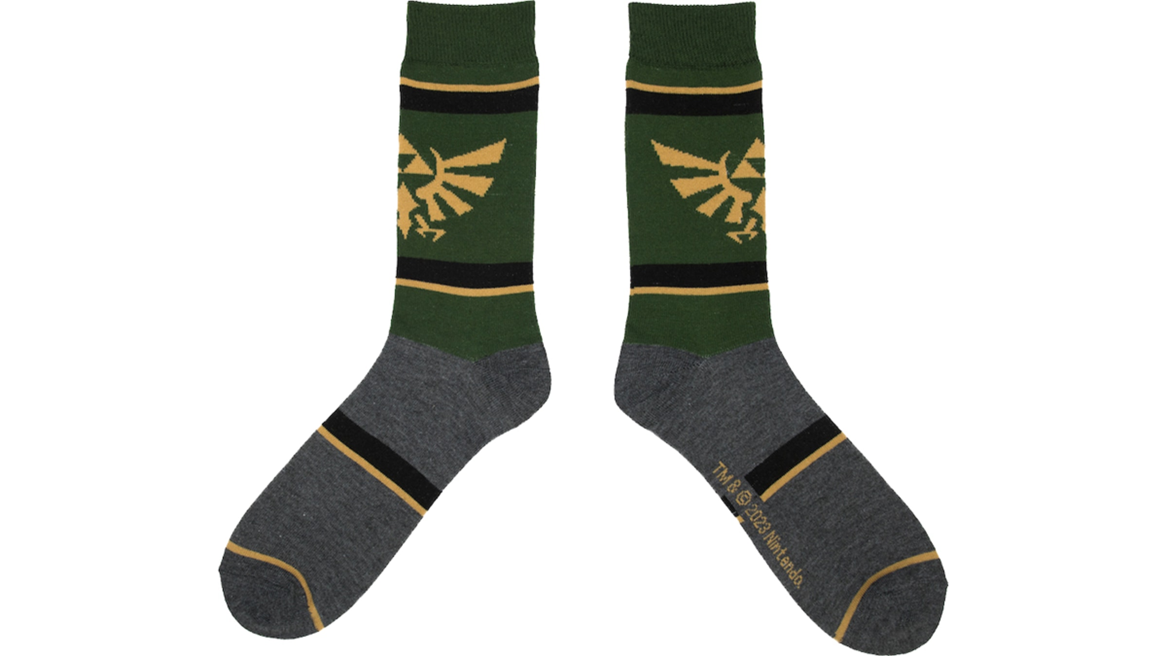 The Legend of Zelda™ Triforce Icon Crew Socks - Nintendo Official Site