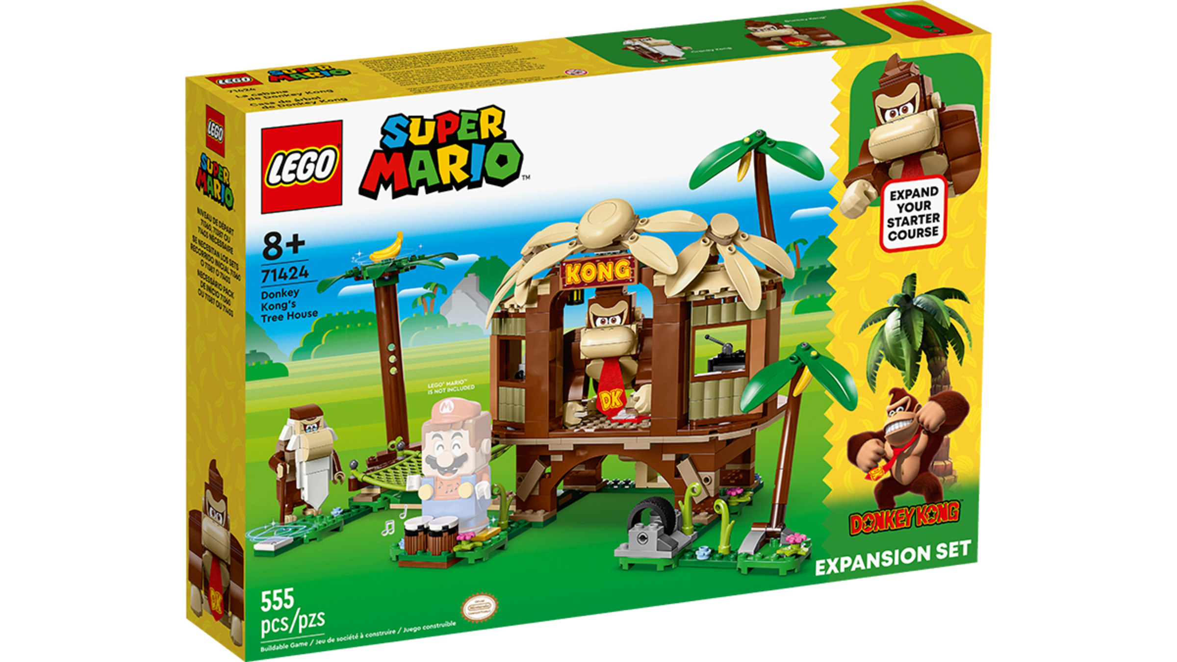 LEGO® Super Mario™ Donkey Kong's Tree House Expansion Set - Nintendo ...