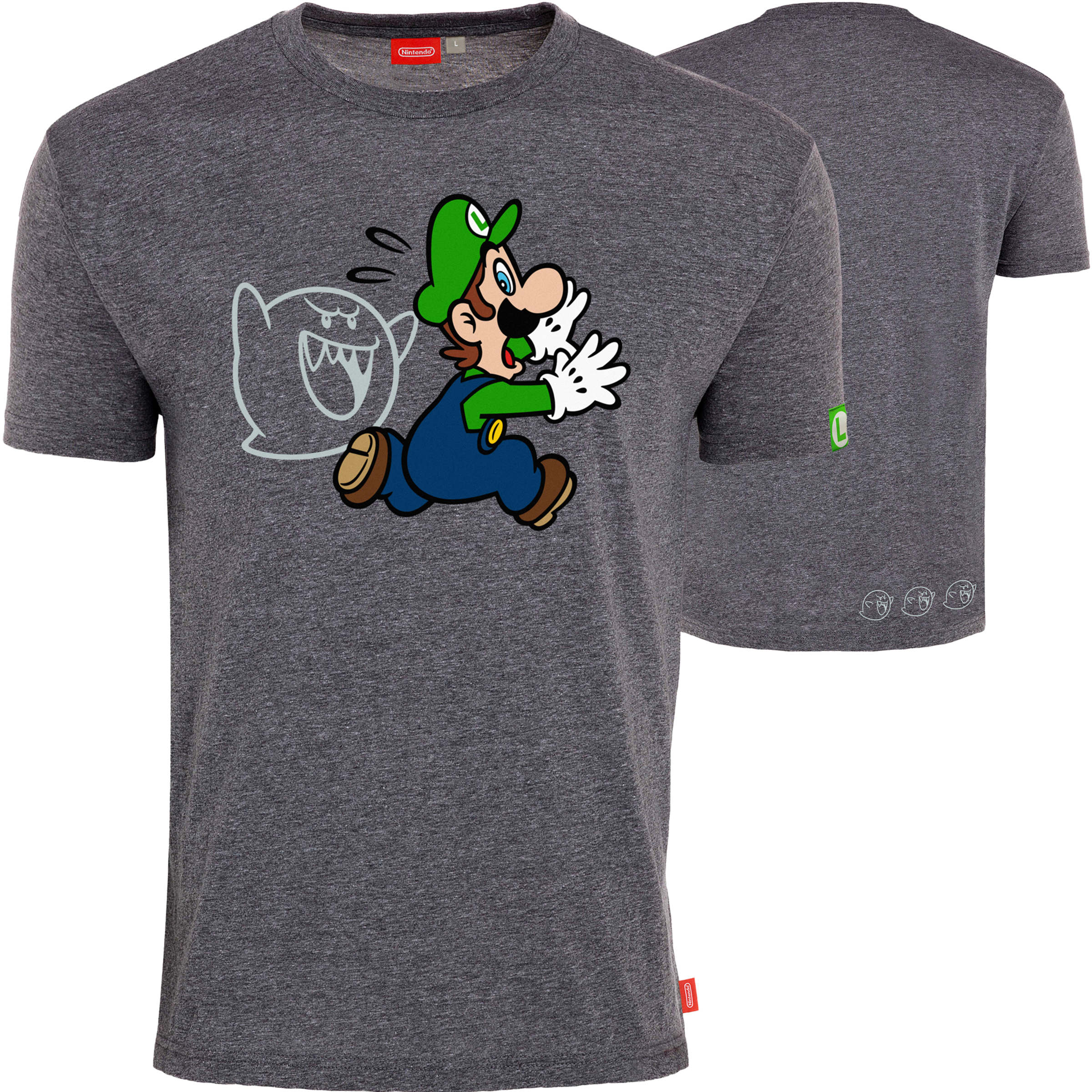 Luigi™ and Boo T-Shirt - Nintendo Official Site